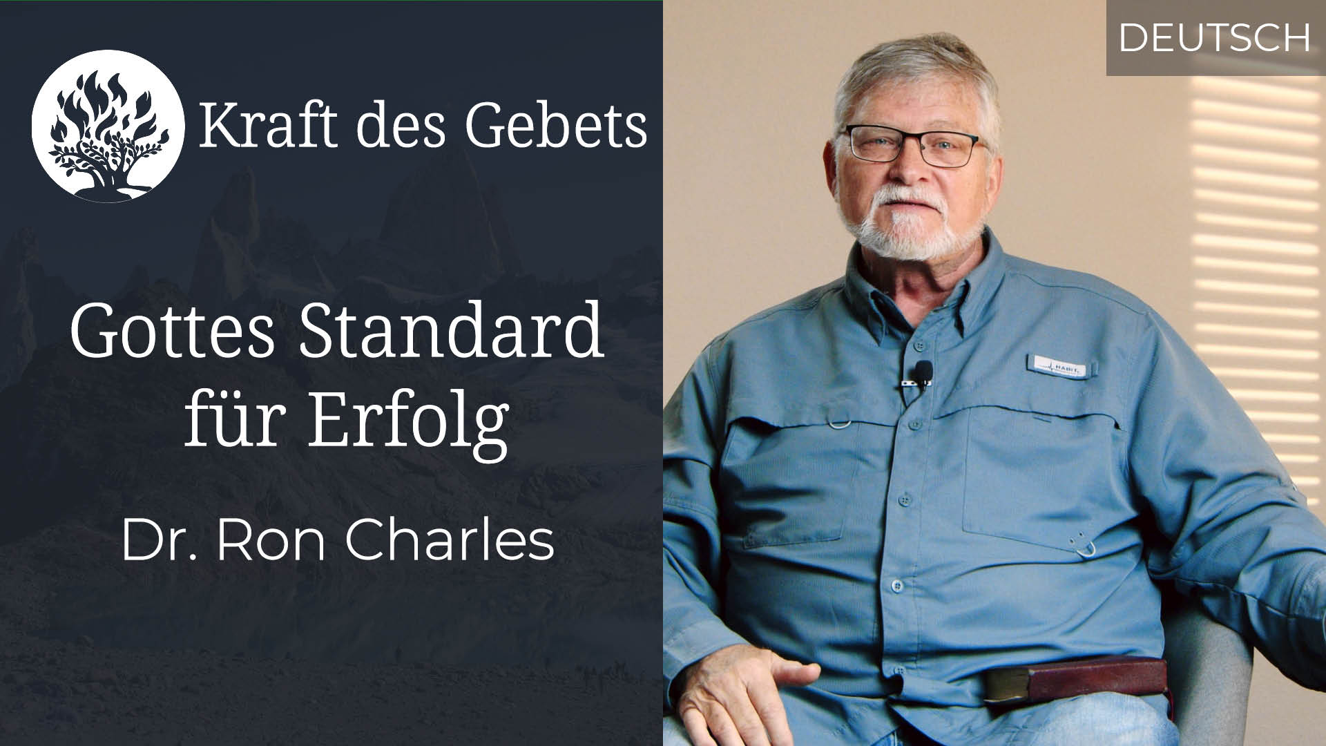 Gottes Standard für Erfolg - Dr. Ron Charles | Kraft des Gebets